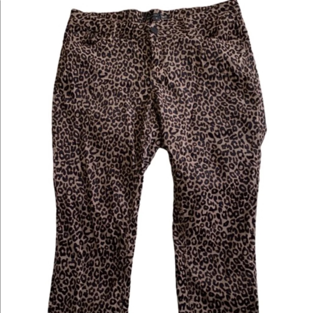 *Ymi Super Skinny Foxy Pants Leopard Print Size 14 - Gem